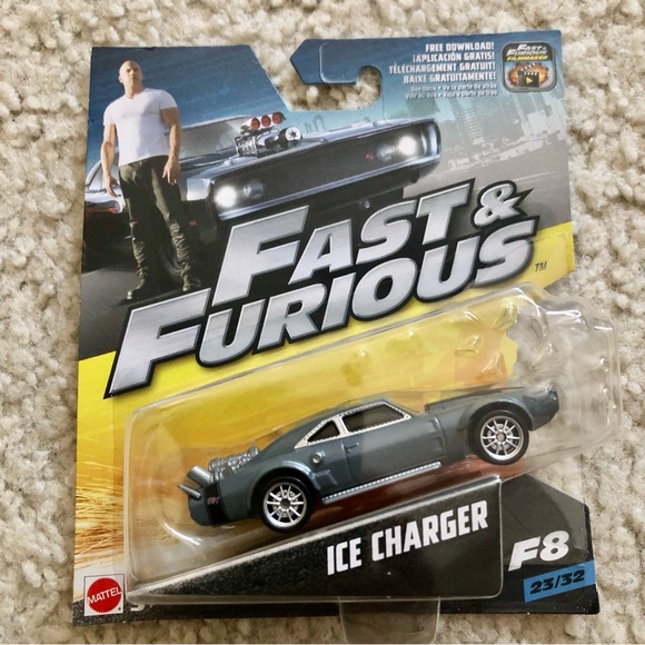 Mattel | Toys | Mattel 55 Fast Furious Ice Charger | Poshmark